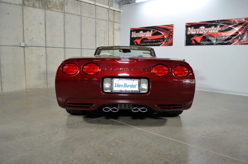 C5103 2003 Corvette Convertible 50th Anniversary Red - Van Bortel Corvette