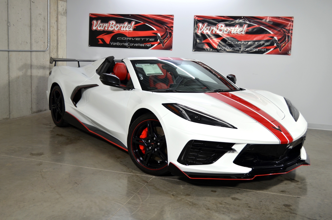 C5173 2022 Corvette Stingray Z51 Convertible Arctic White - Van Bortel ...