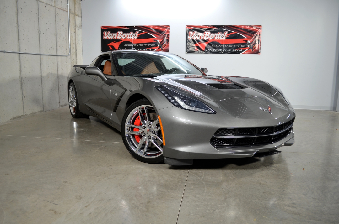 V12145A 2015 Corvette Stingray Z51 Coupe Shark Gray Metallic - Van ...