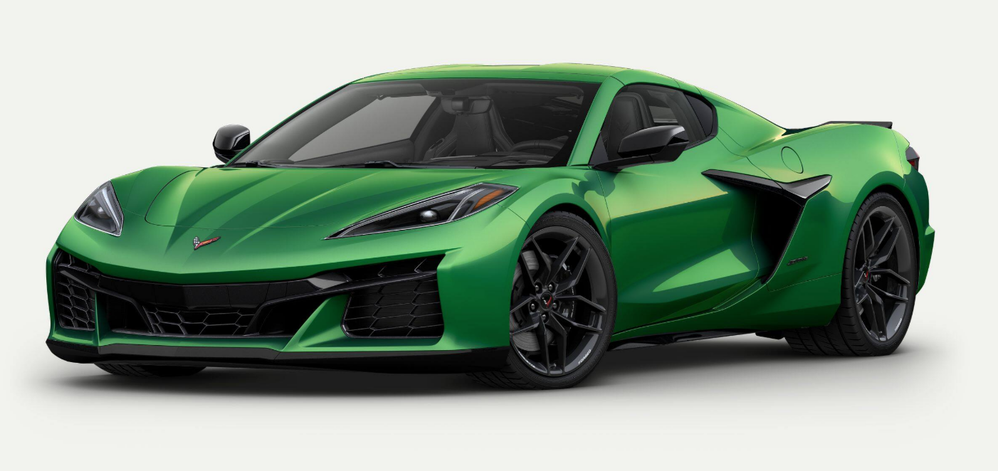 V12287 2026 Corvette Z06 Coupe Roswell Green Metallic - Van Bortel Corvette