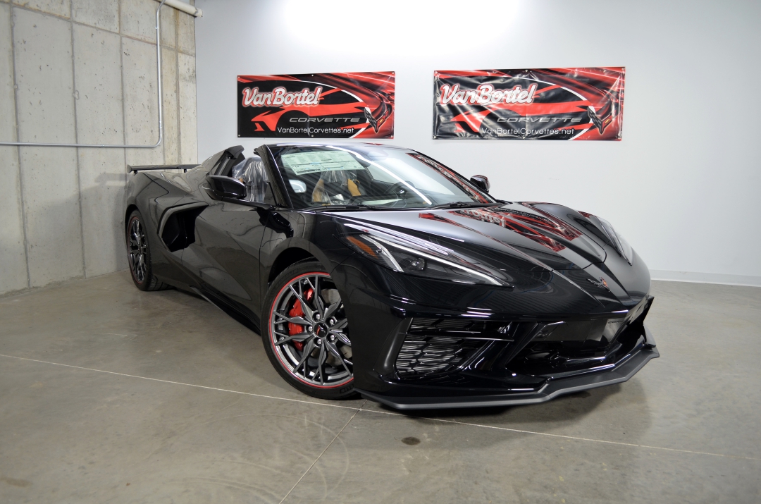 V12393 2026 Corvette Stingray Z51 Convertible Black - Van Bortel Corvette