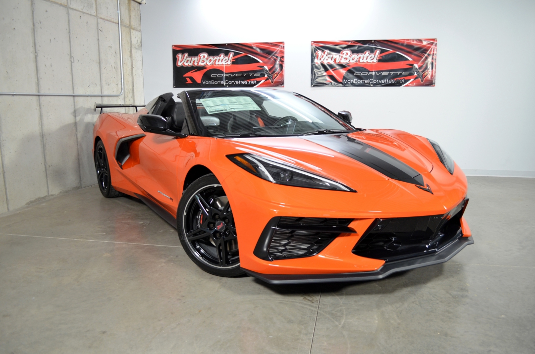V12428 2025 Corvette Stingray Z51 Convertible Sebring Orange - Van ...
