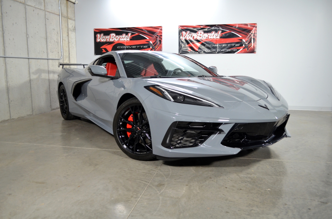 C6001 2024 Corvette Stingray Coupe Sea Wolf Gray - Van Bortel Corvette